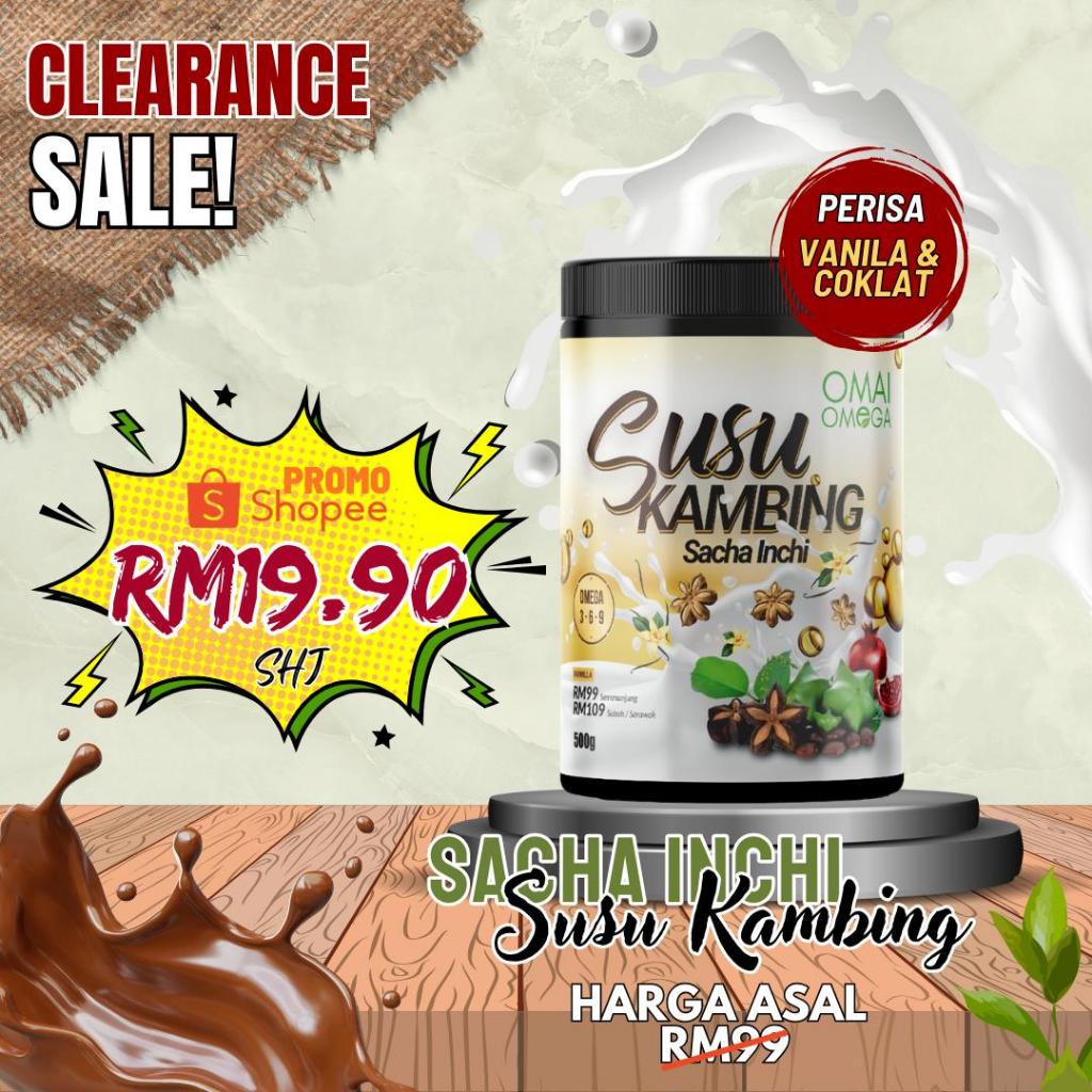 Penghabisan Stock & Free Shipping - (500g) Susu Kambing dengan Sacha ...