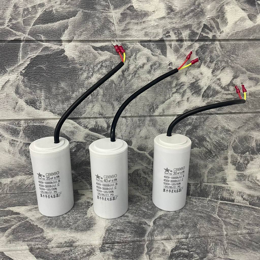 capacitor big 2 wire terminal CBB60 washing machine motor running ...