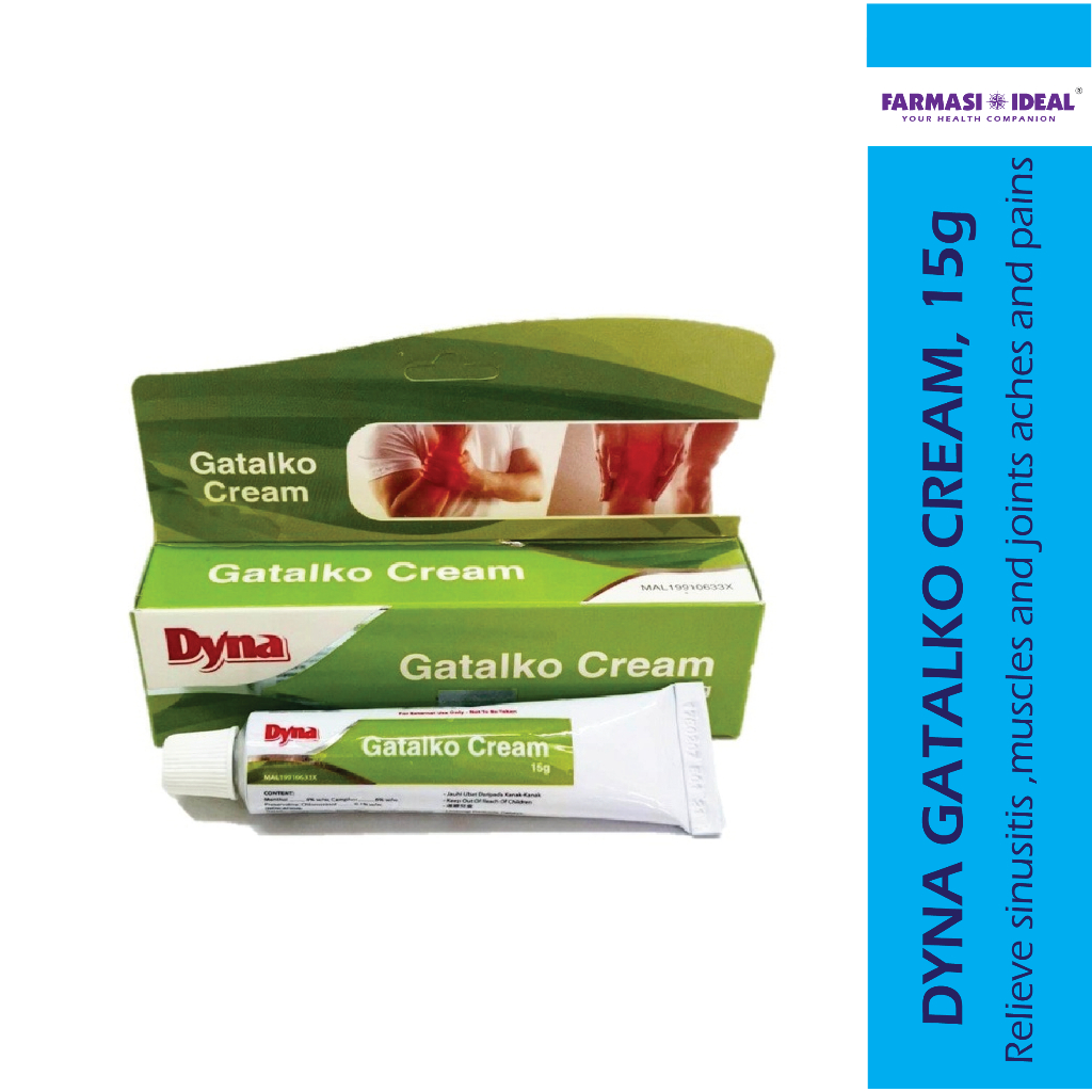 DYNA GATALKO CREAM ,15g - Relieve sinusitis, muscles and joints aches ...