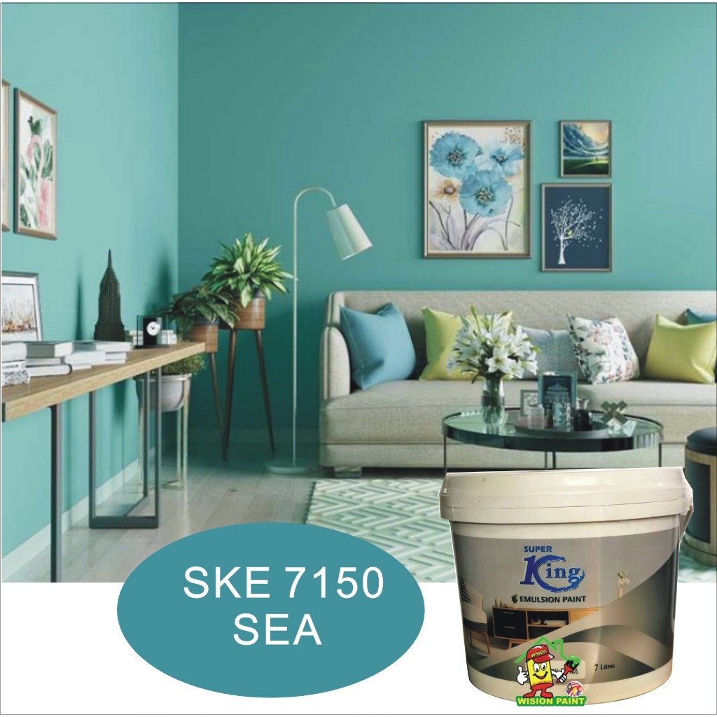 SKE7150 SEA SANCORA PAINT ( 7L ) SUPER KING Quality Latex Emulsion ...