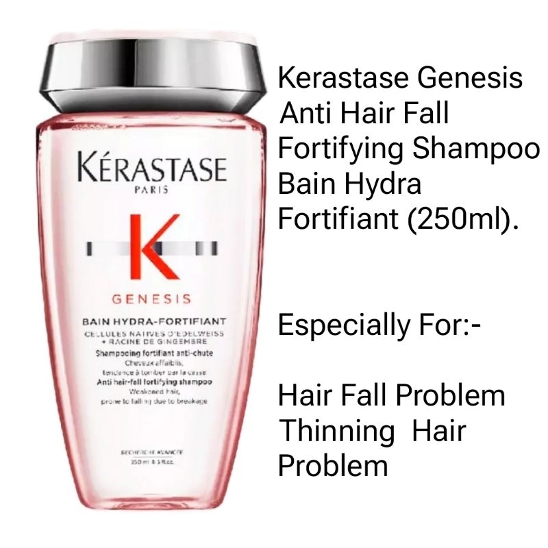 Kérastase Genesis Anti-Hair Fall Bain Hydra Fortifying Shampoo For Thin ...