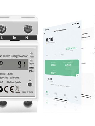 🇲🇾 WIFI TUYA SMART TNB SINGLE PHASE ENERGY kWh SUB METER WATT METER ...