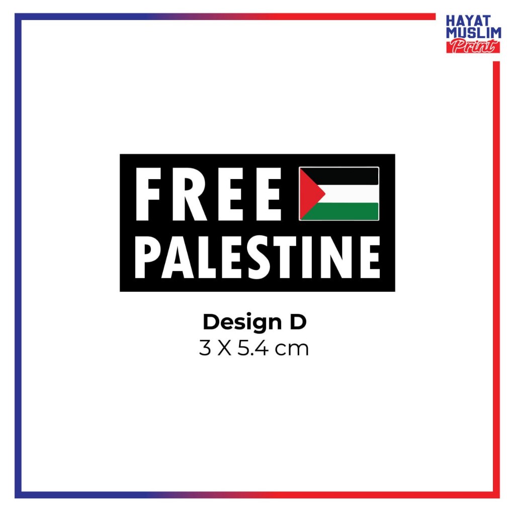 STIKER KERETA PALESTINE FREE PALESTINE | MOTOR STICKERS SOLIDARITY FOR ...
