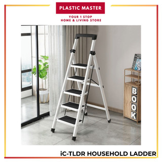 4/5/6 Tier Foldable Household Ladder Folding Ladder Herringbone ...