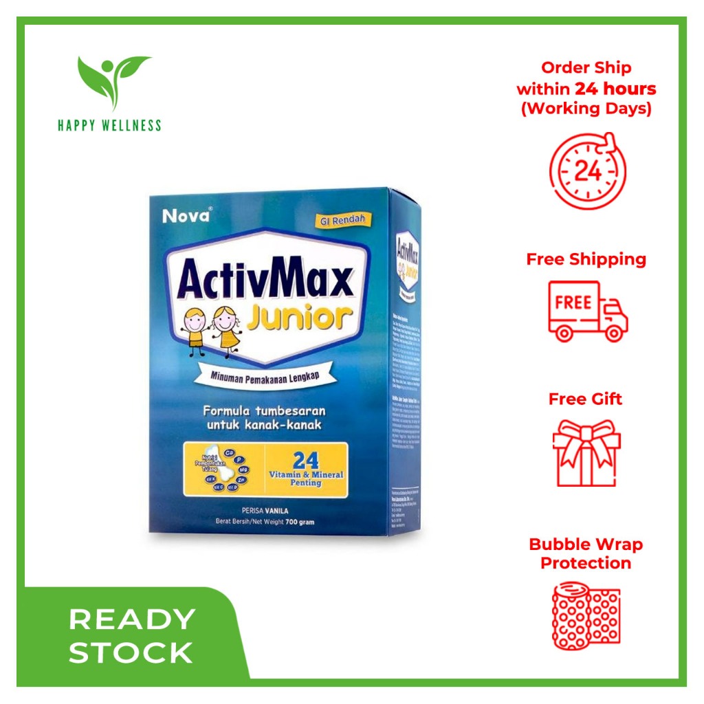 Nova Activmax Junior Vanilla Refill Pack 2x350g | Shopee Malaysia