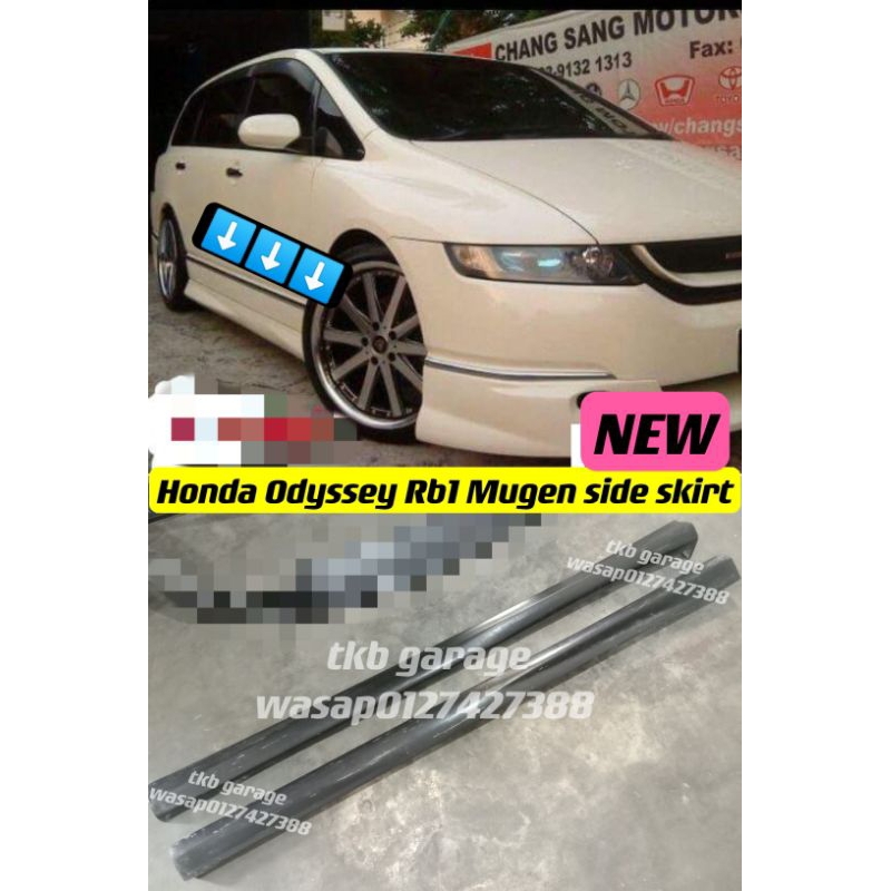 2003-2006 Honda Odyssey Rb1 Mugen side skirt bodykit | Shopee Malaysia