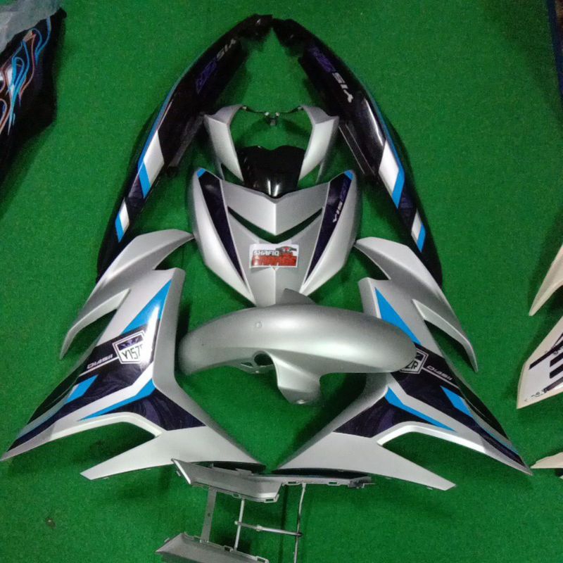 coverset y15 silver matt black 2023 V1 V2 new in box | Shopee Malaysia