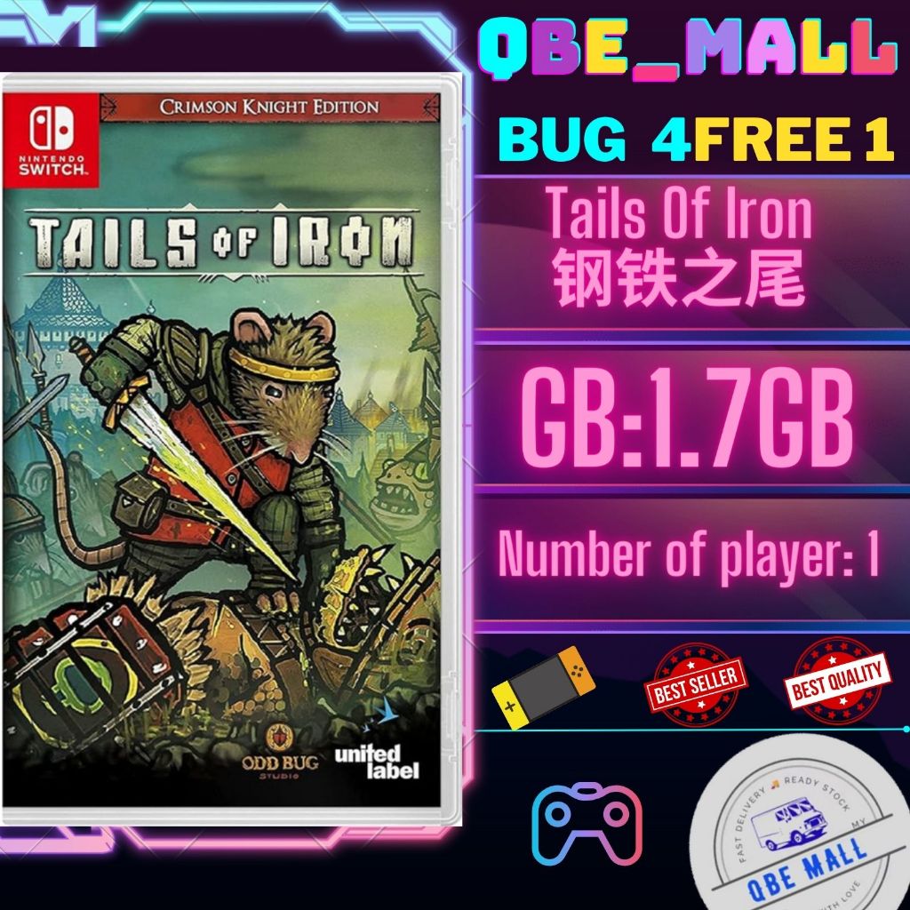 Tails Of Iron 钢铁之尾 (Nintendo switch) DigitalDownload | Shopee Malaysia