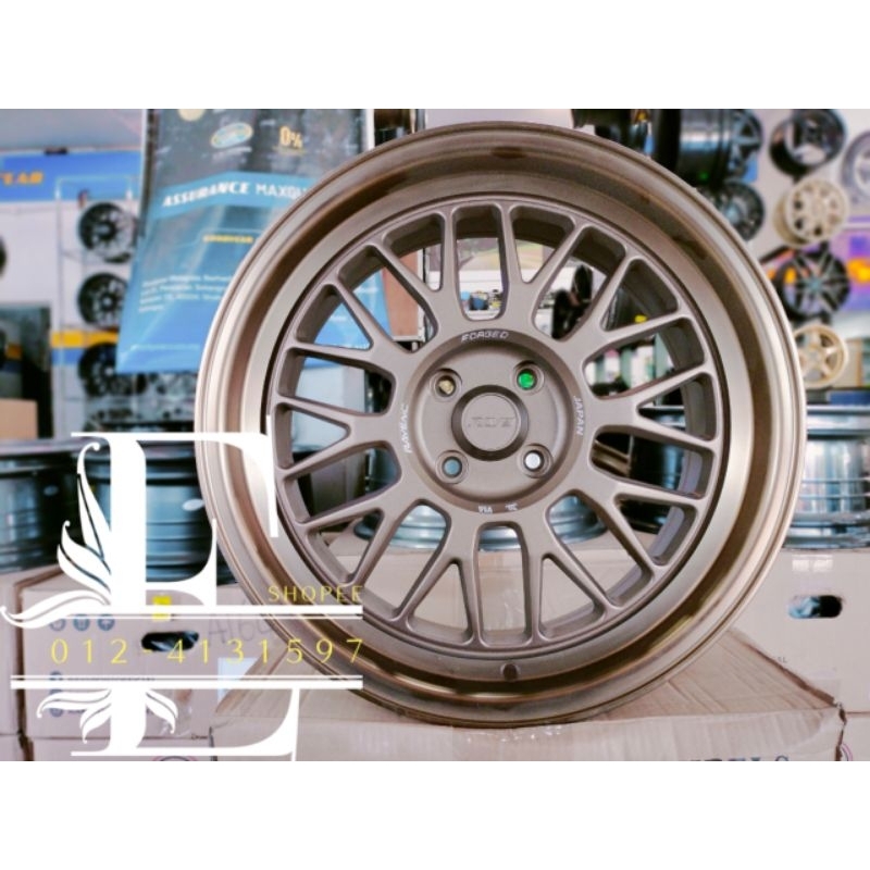 NEW SPORT RIM 17 INCH RAYS RM1680 4PC RIM ATIVA MYVI CITY VIOS ( KENA ...