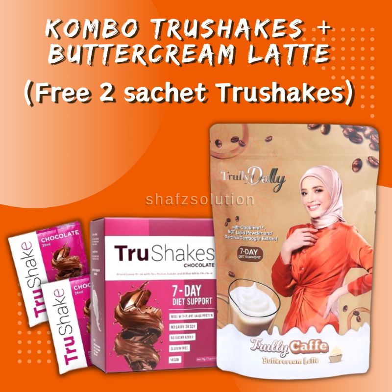 🎈PROMO KOMBO🎈TrullyFITZ, Caffe Latte, ButterCream, TruCleanx TruShakes ...