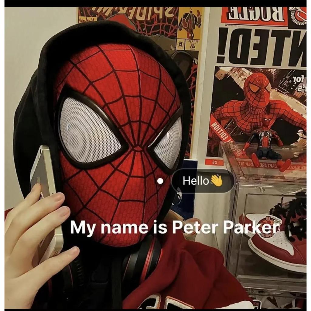 Spider-Man Topeng Tudung Orang dewasa yang boleh bergerak mata ...