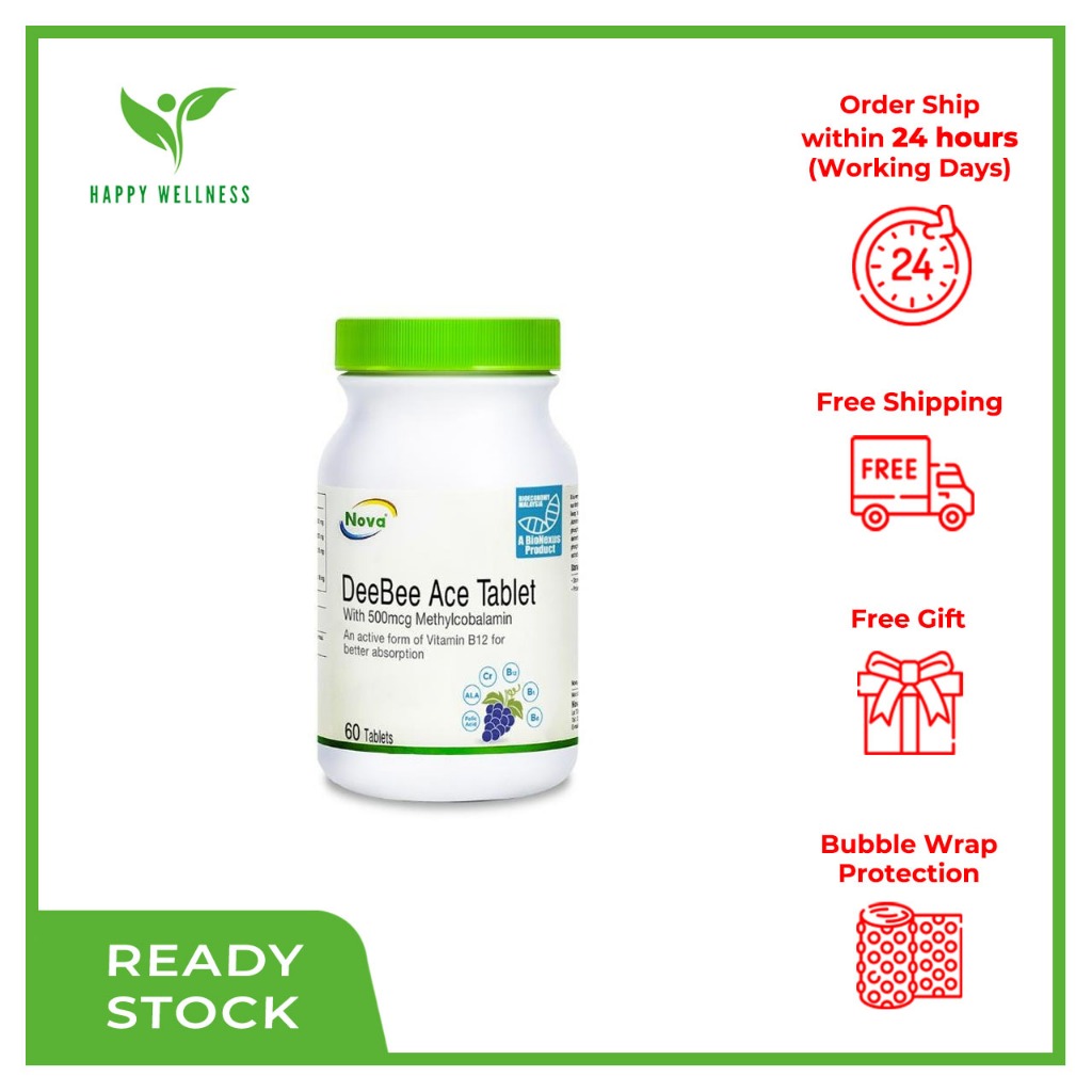 Nova Deebee Ace Tablet 60s (Exp: 6/2025) | Shopee Malaysia