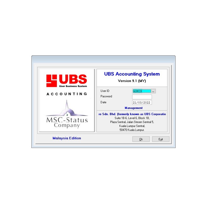 UBS Accounting & Stock Control Version 9.1 license (Coding License ...