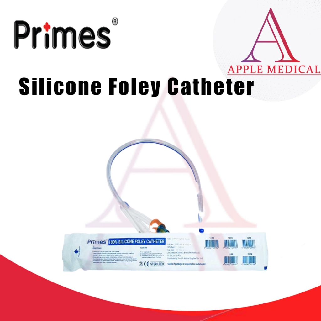 (Ready Stock)Silicone Foley Catheter (Kateter Foley Silikon) | Shopee ...