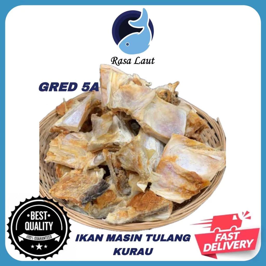 Tulang Ikan Masin Kurau Gred Terbaik (200g) Kurau Salted Fish Bone ...