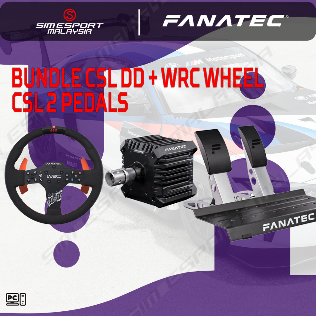 Fanatec | GT DD PRO | CSL DD | Bundle | Shopee Malaysia