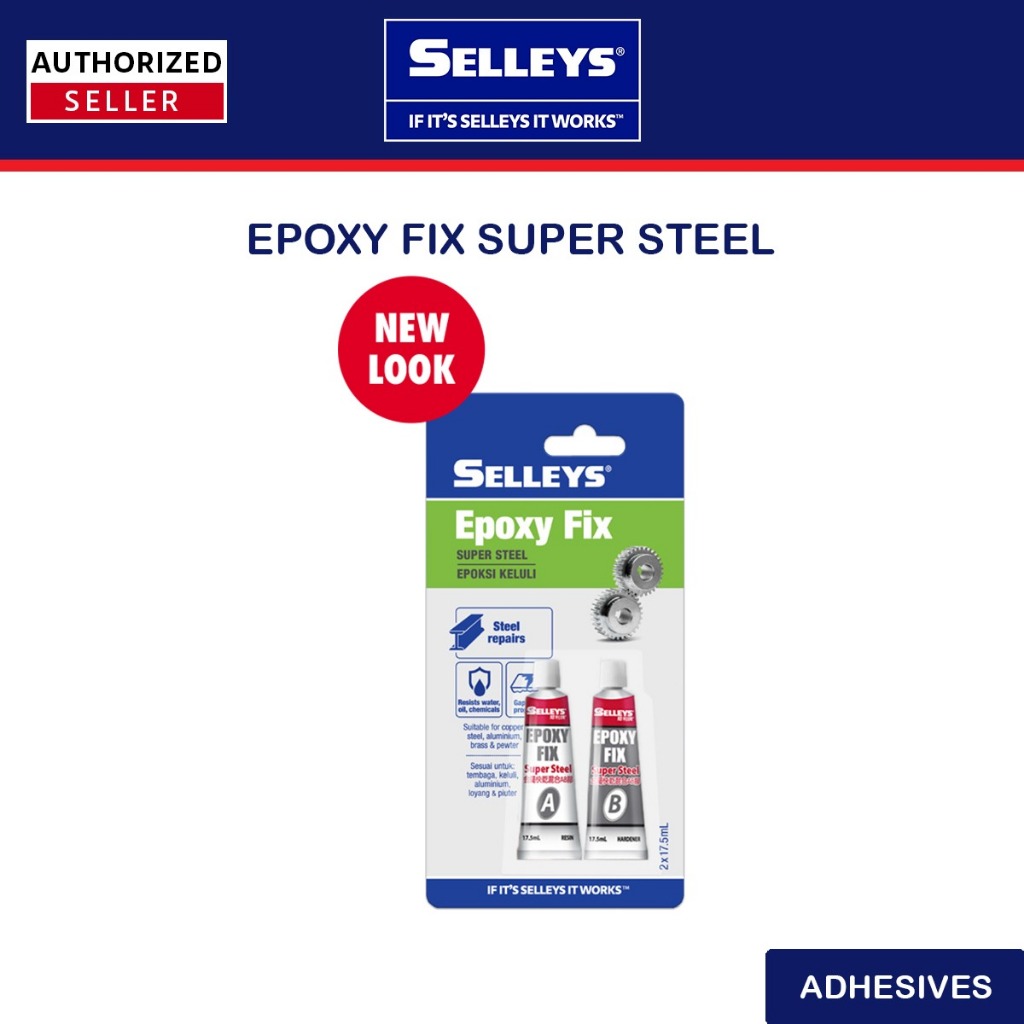 Selleys Epoxy Fix Super Steel (35ml) | Shopee Malaysia