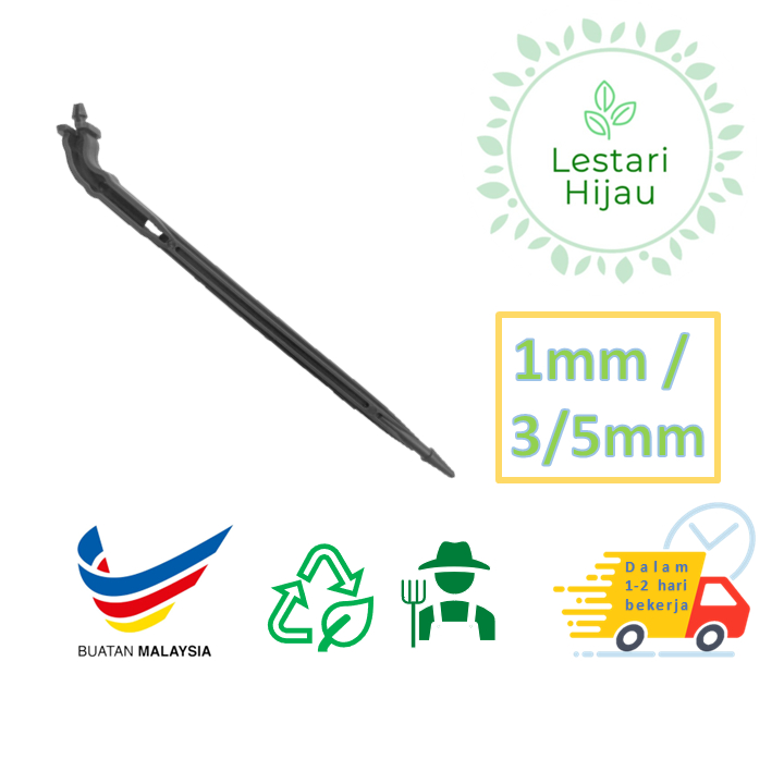 1/10/50 2 in 1 Irrigation & Fertilization Micro Drip Dripper Pen 1mm/ 3 ...