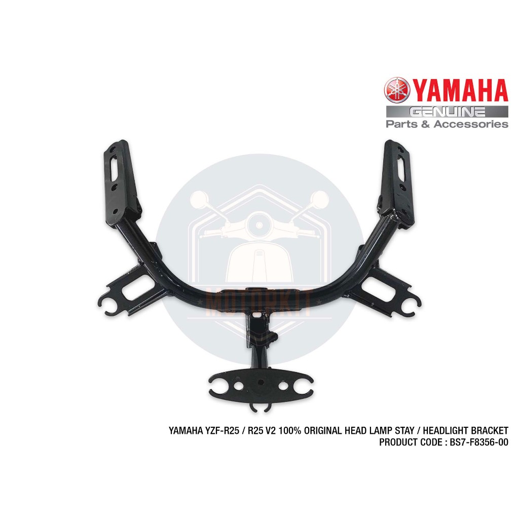 YAMAHA R25 V2 YZF R25 V2 100% ORIGINAL HEAD LAMP STAY COWLING LAMP STAY ...