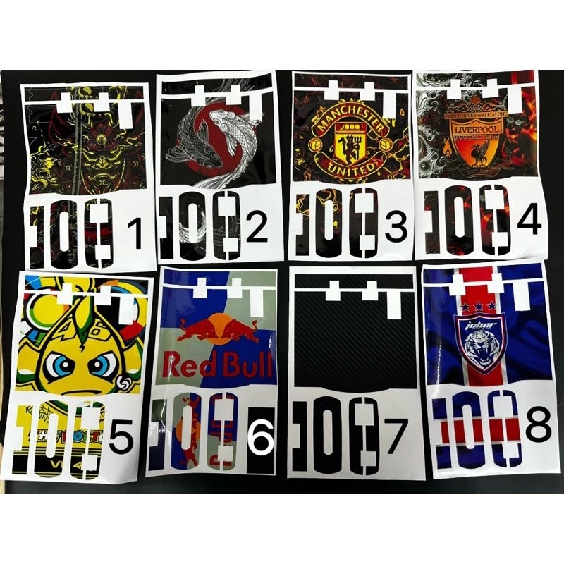 STICKER SLIM IU PRINTING LOGO RACING/Monochrome Colour | Shopee Malaysia