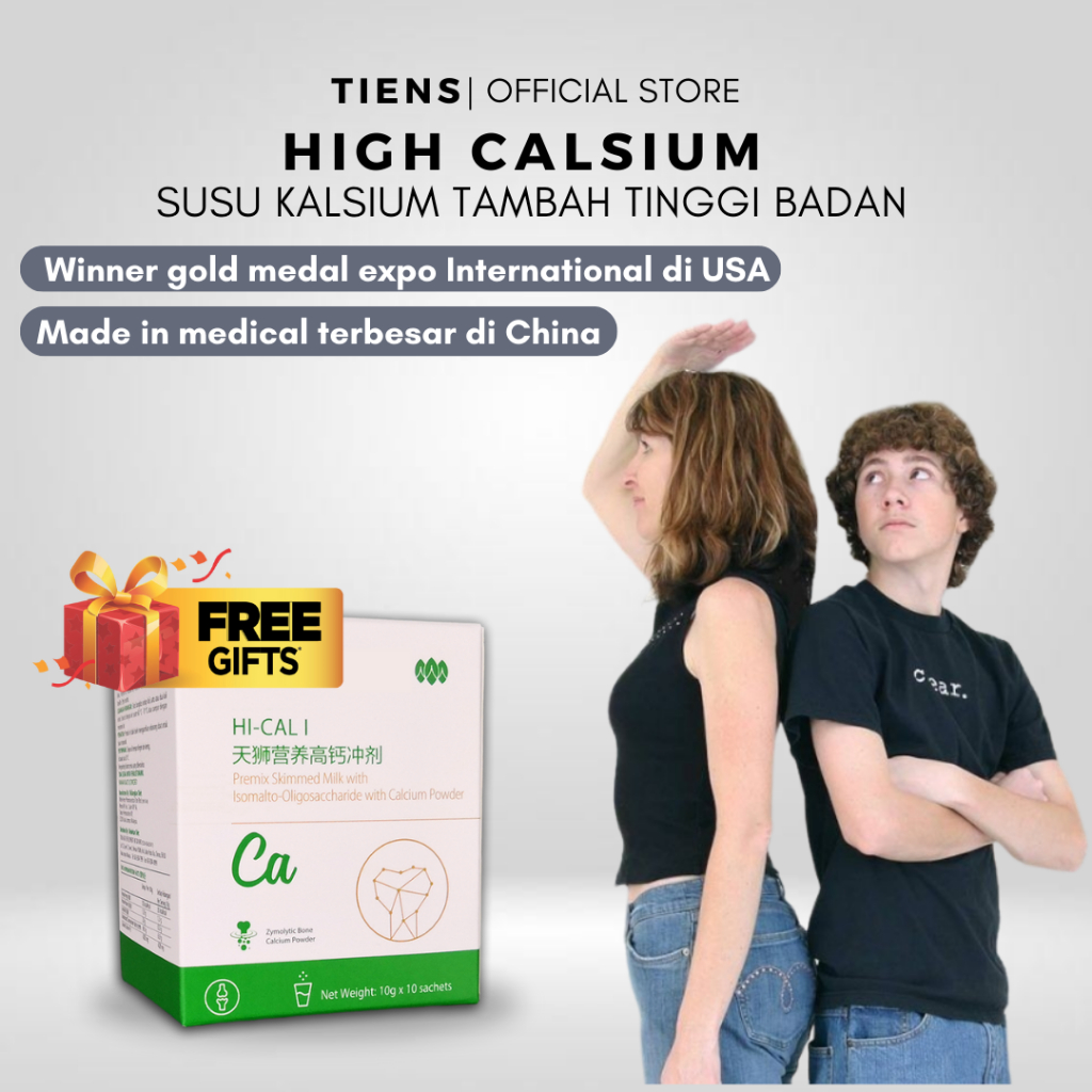 FULL BOX CALSIUM TIANSHI TIENS ORIGINAL UBAT TINGGI BADAN DEWASA REMAJA ...