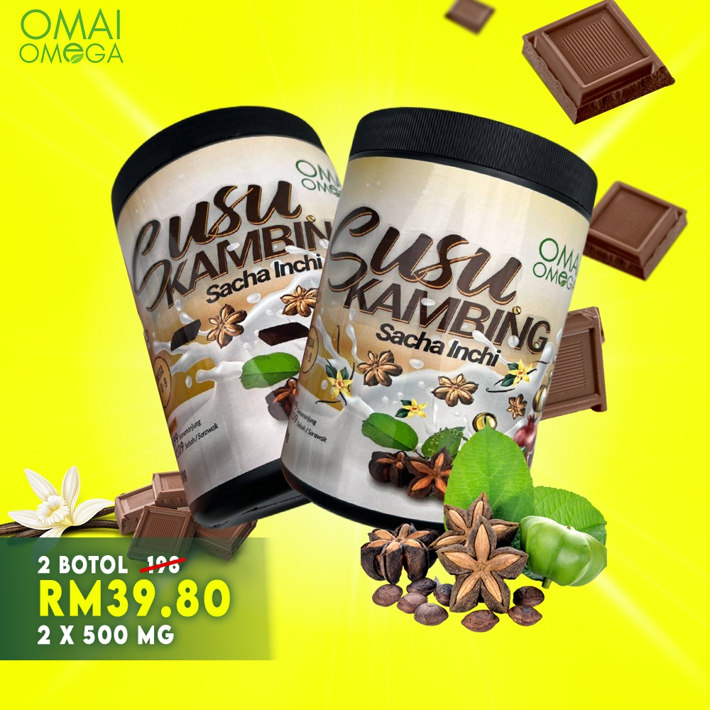 Susu Kambing Sacha Inchi Stevia Omai Omega [500g] | Shopee Malaysia
