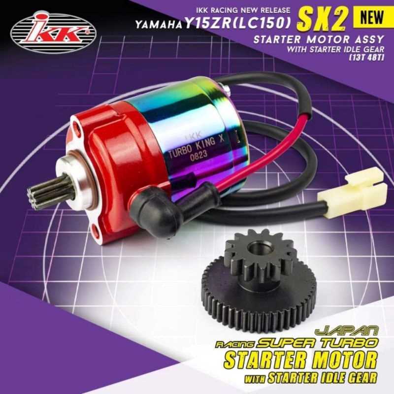 IKK RACING STARTER MOTOR TURBO KING Y15ZR(ST2) (SX2) /LC135- 4S(ST2 ...