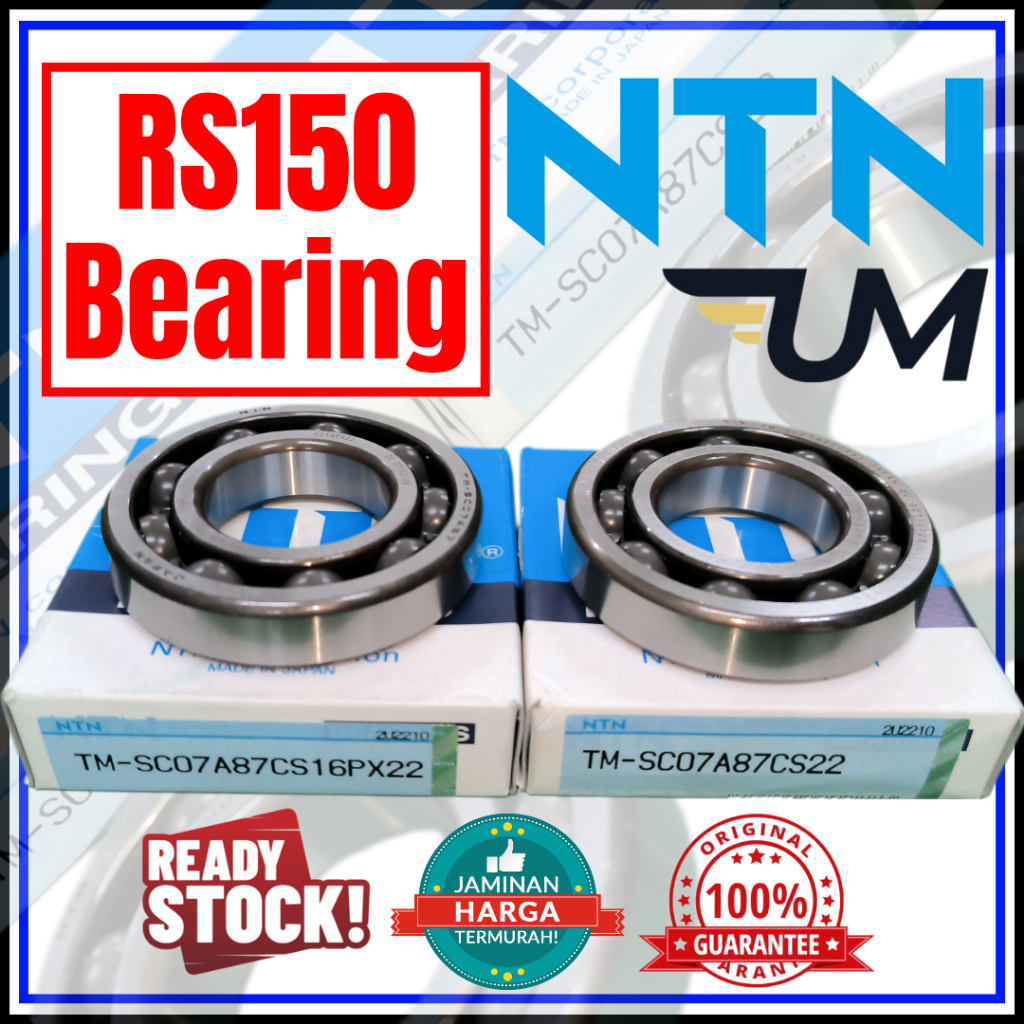 NTN CRANSHAFT BALL BEARING ENGINE ENJIN RS150 100% ORIGINAL TM-SCO7A87 ...