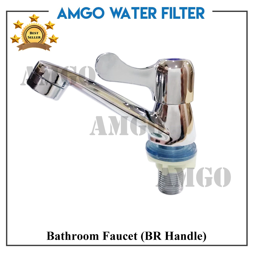AMGO Kitchen Bathroom Basin Water Tap Chrome Finish Basin Water Tap ...