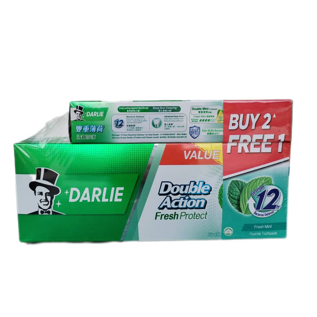 Darlie Double Action Fresh Protect Toothpaste 180g x2+80g (Value Pack) | Shopee Malaysia