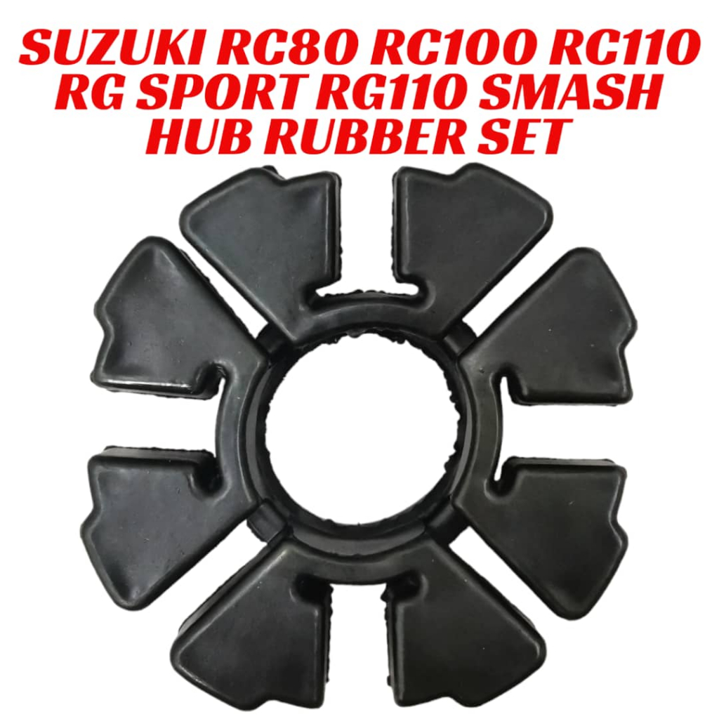 Suzuki RC80 RC100 RC110 RG SPORT RGS RG110 SMASH RG110 Hub Rubber Set ...