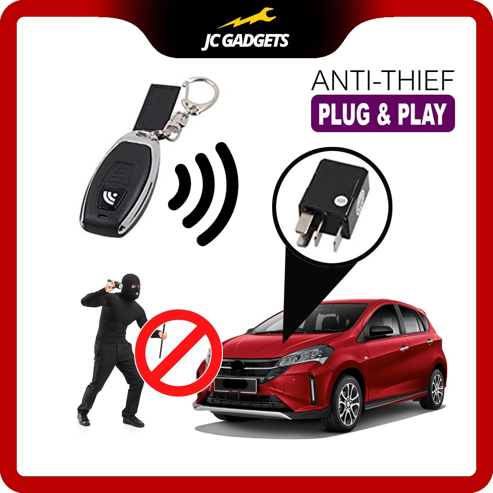 NEW Plug & Play Car Anti Theft Relay Immobilizer Electronic Security ...
