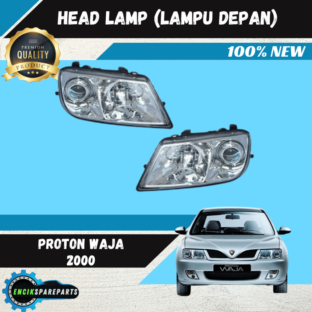 PROTON WAJA (MMC/CAMPRO) Head Lamp Lampu Kereta Front Lamp Lights Lampu ...