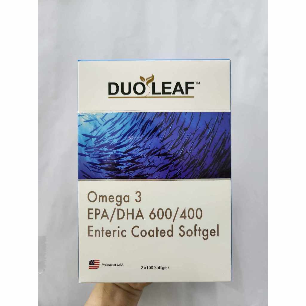 DUOLEAF OMEGA 3 EPA/DHA600/400 (2X100'S) | Shopee Malaysia