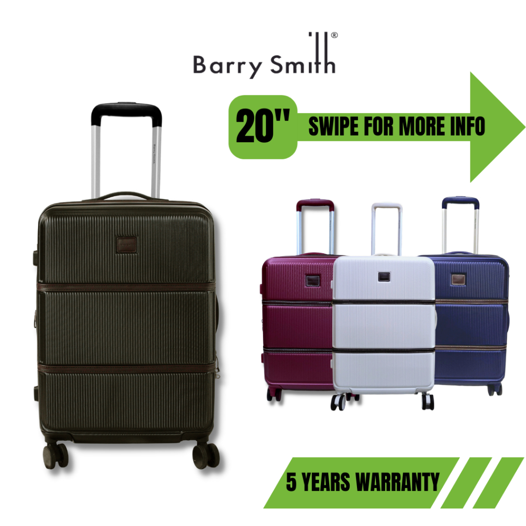 Barry Smith 20" (BSZ1978) Hardcase Luggage Classic Design | Shopee Malaysia