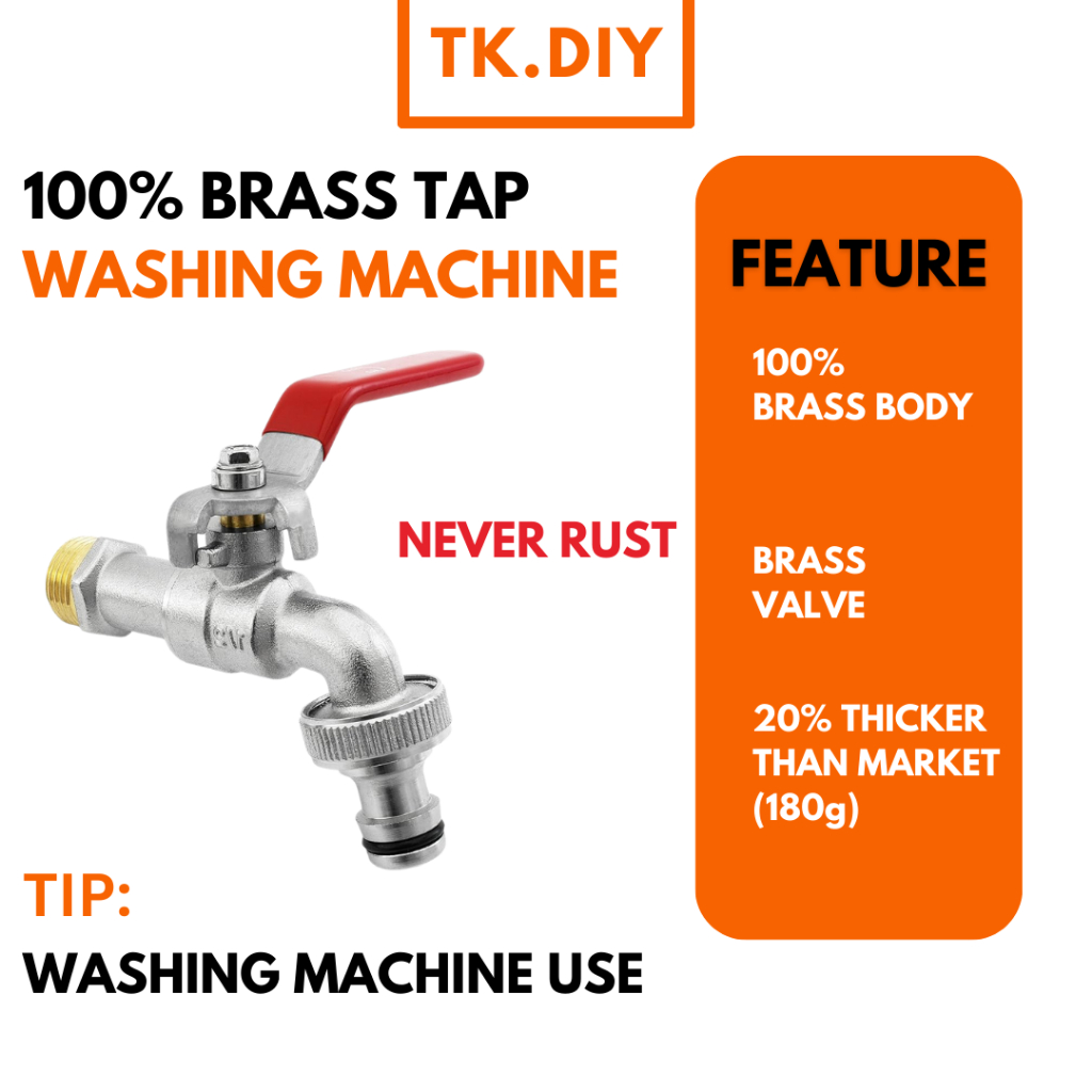 (1/2) SUS304 Stainless Steel Double Tap, Bibcock HEAVY DUTY BRASS ...