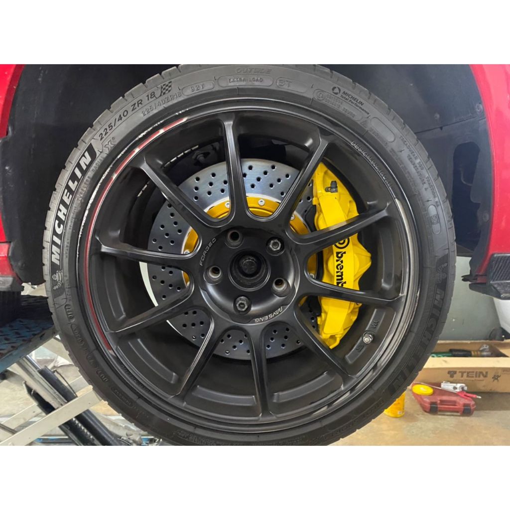 Brembo 18Z GT6 GT4 6pot volkswagen Disc Rotor 355mm 380mm Set ori ...