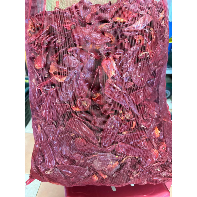 10kg Cili Kering Gemuk Tak Pedas / Lada Kering Kelantan Tak Pedas ...