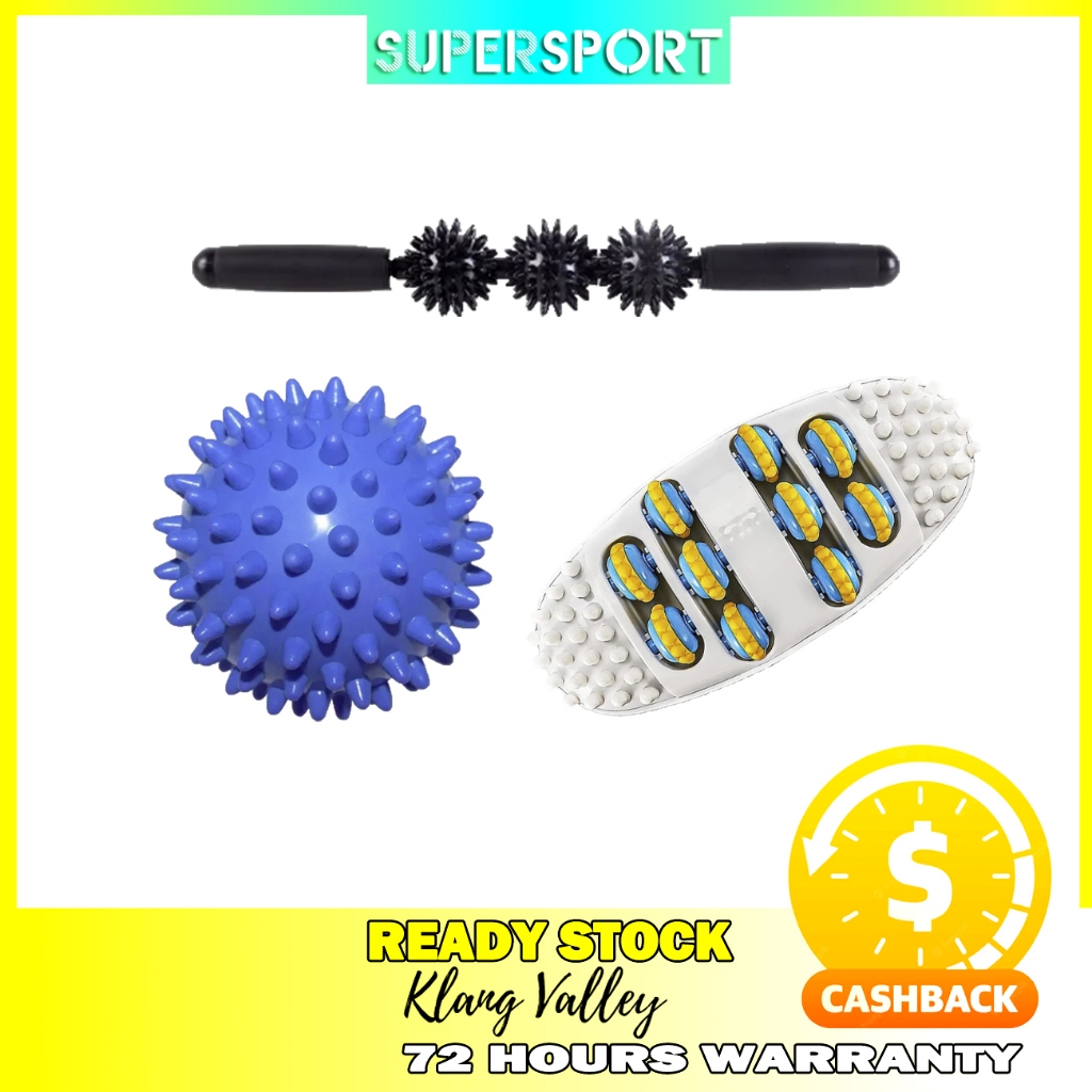 Massage 3 in 1 Package 3 Spiky Ball Massage Stick Spiky Ball Foot ...