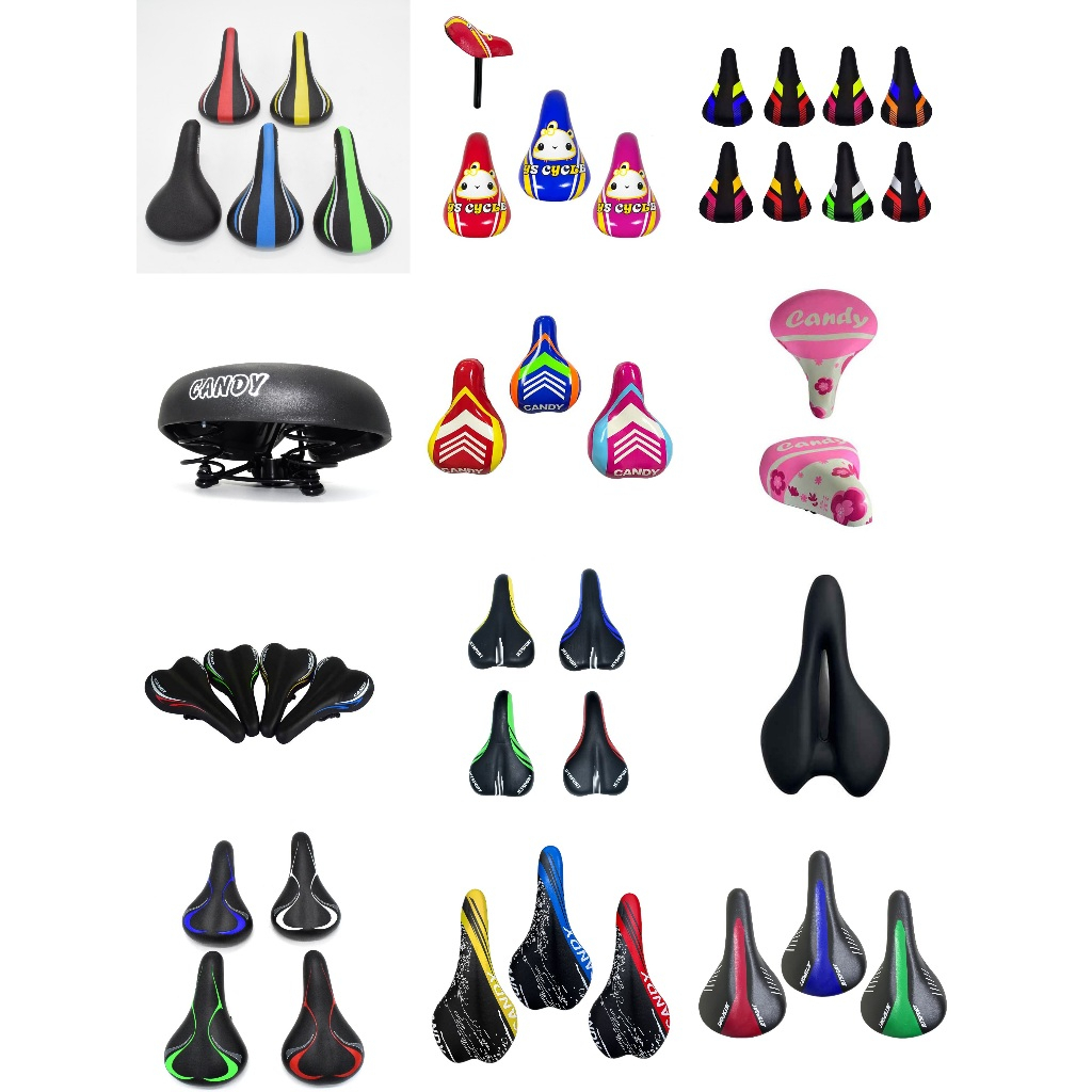 CANDY BICYCLE SADDLE SEAT PAD CUSHION PELANA PELINDUNG TEMPAT DUDUK ...