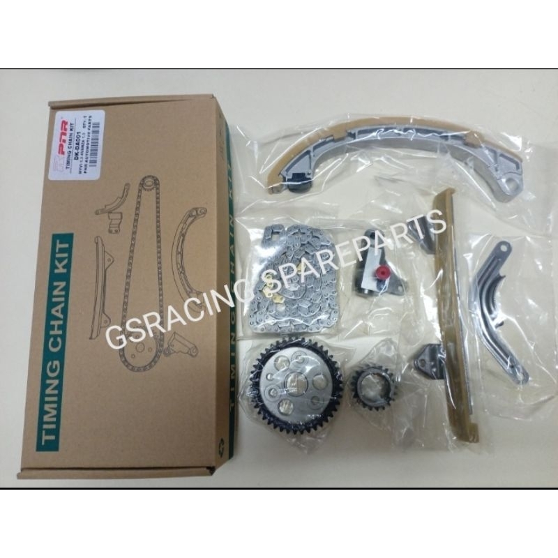 PERODUA MYVI 1.3 / KEMBARA DVVT / TOYOTA AVANZA 1.3 F601 TIMING CHAIN KIT SET (PREMIUM GRADE ...