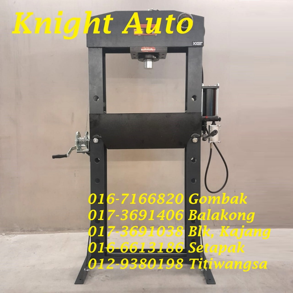 KGT 50ton Air & Hyd Shop Press with meter ID35617 (RM3311) ID34901 ...