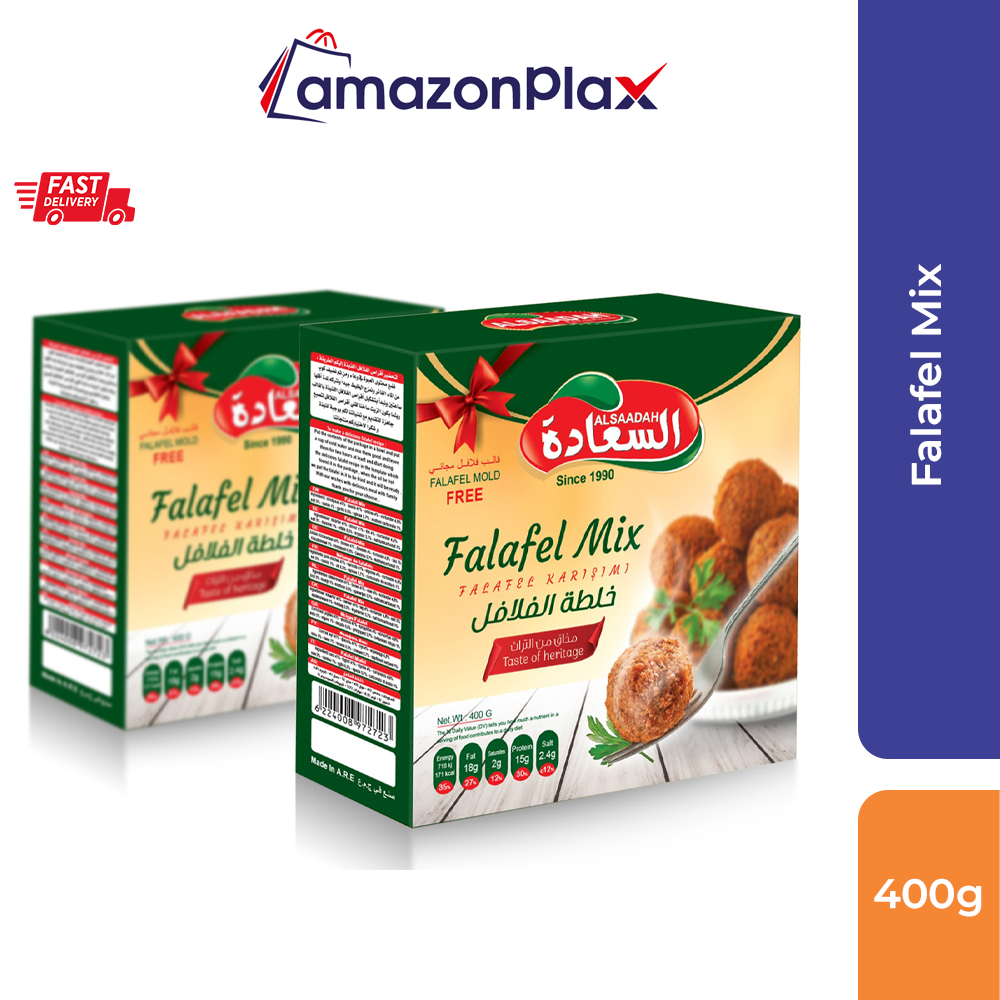 Al Saadah Falafel Mix (400g) with Free Falafel Mold | Shopee Malaysia