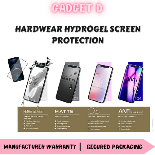 [ READY STOCK ] HARDWEAR HYDROGEL NANO SCREEN PROTECTION | WITH ...