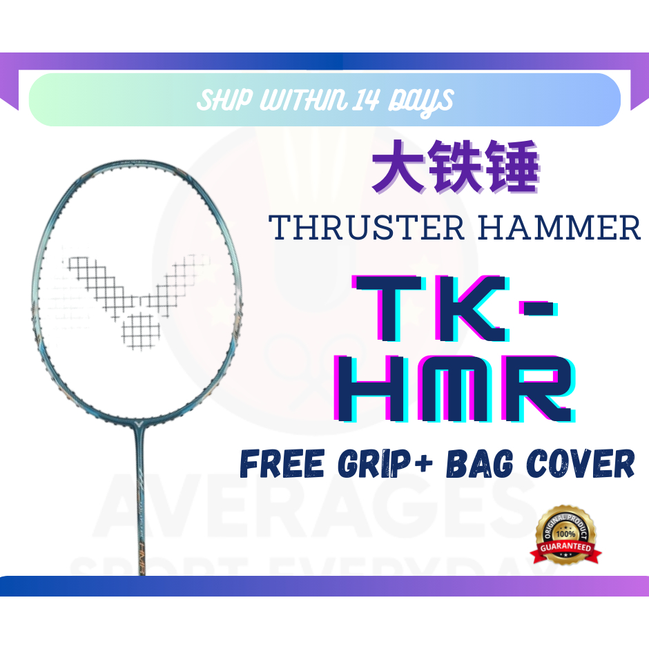 【READY STOCK】VICTOR Thruster Hammer Badminton Racket - TK-HMR 胜利大小铁锤 ...