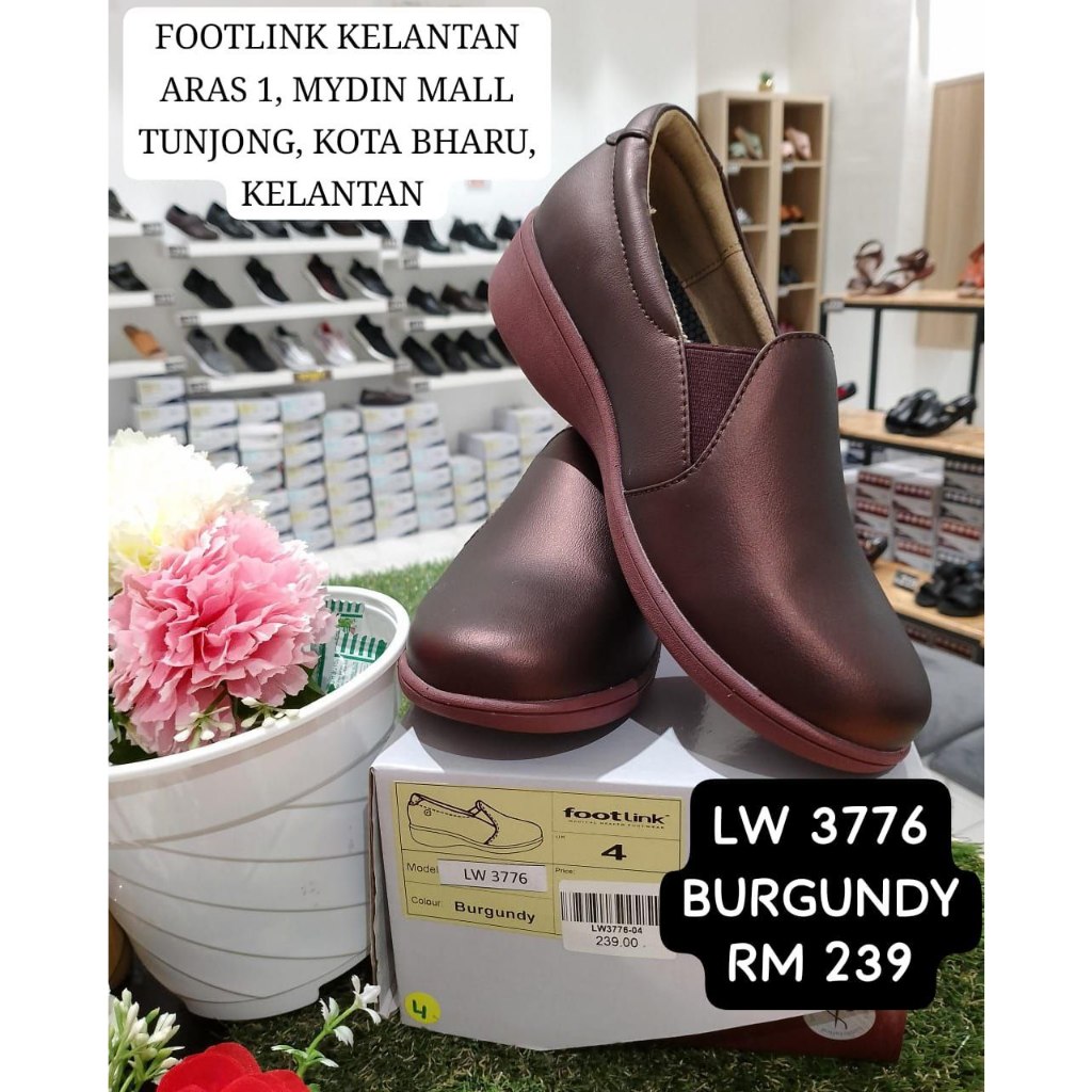 LW 3776 Footlink Women Shoes / Kasut Wanita / Medical Health | Shopee ...