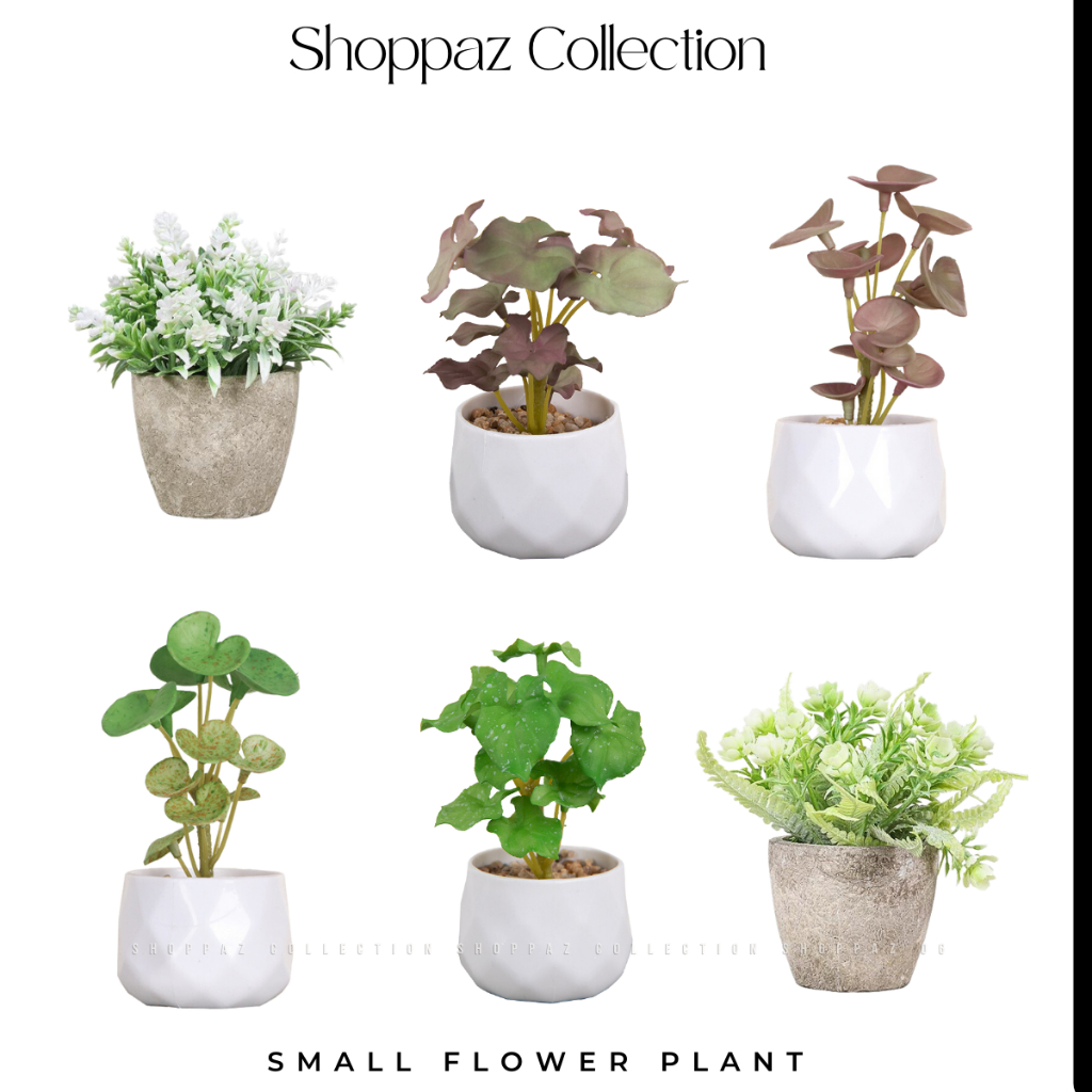 Shoppaz Artficial Plant with Pot Potted Plant Fake Plants Rose Flower ...