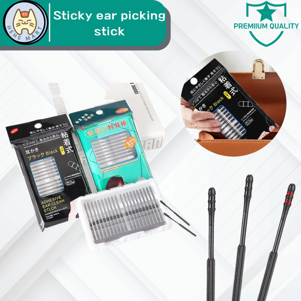 Sticky ear picking stick disposable spiral ear picking spoon artifact ...