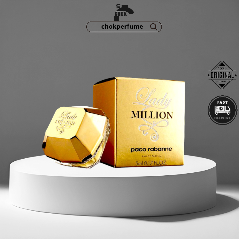 Paco Rabanne Lady Million EDP 5ml Perfume Miniature (W) | Shopee Malaysia