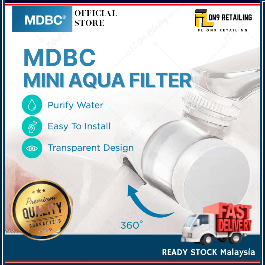 Mdbc Mini Aqua Filter 360° / Mdbc Mini Faucet Filter 水龙头净水过滤器 Penapis ...